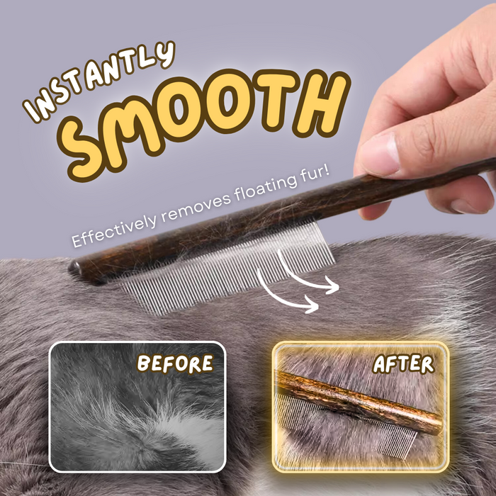 Wooden Cat Comb