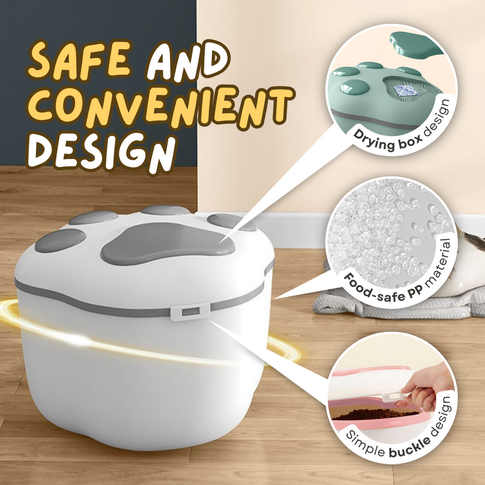 Cat Paw Kibble Container